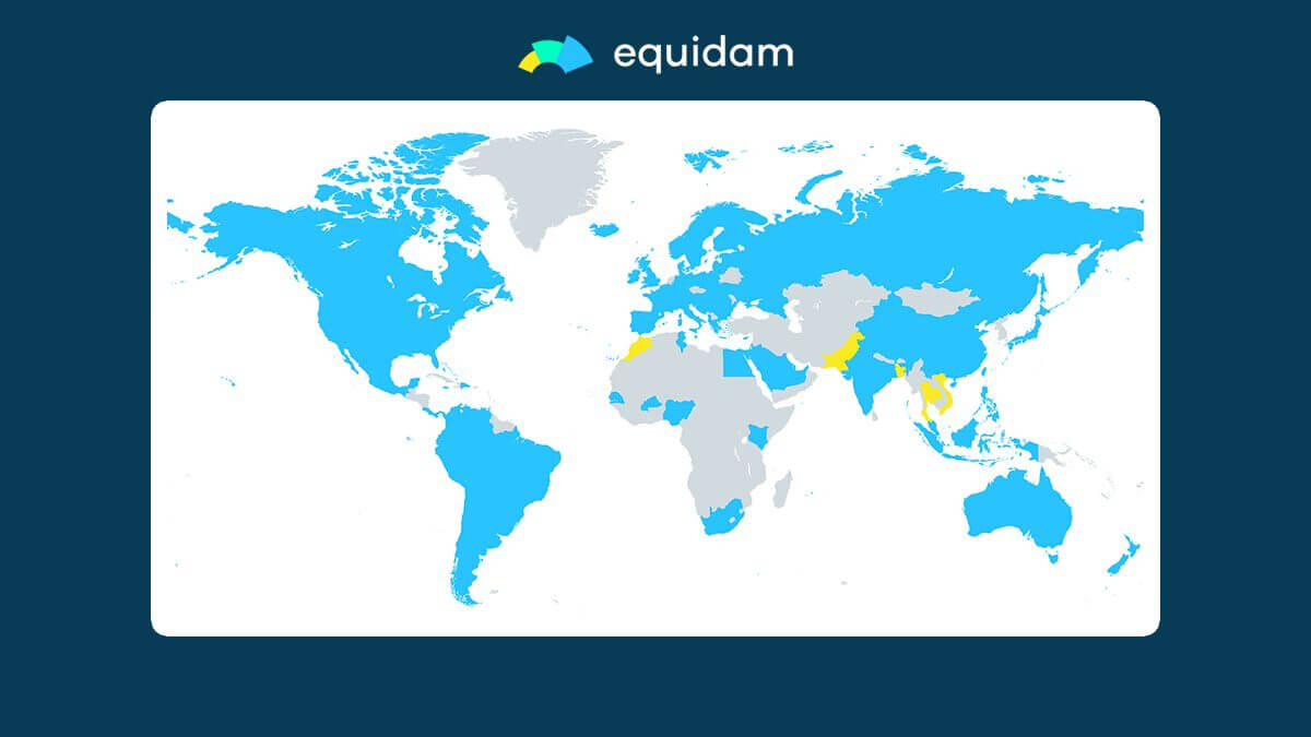 Supported countries list | Equidam